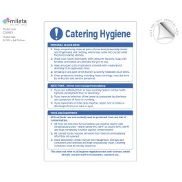 Catering hygiene staff guidelines notice | Catering Equipment Online